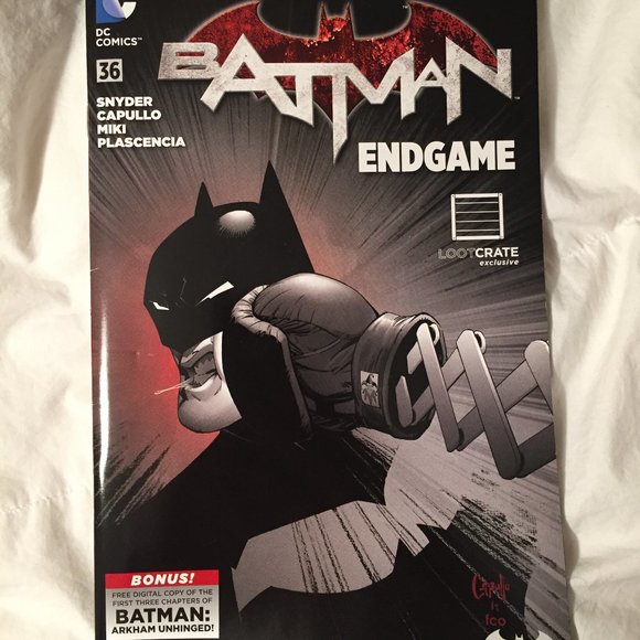 Loot Crate | Other | Batman Endgame 36 Comic Book Loot Crate Jan 25 ...